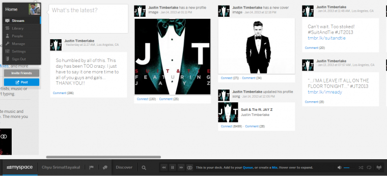 Justin Timberlake กับการกลับมาครั้งใหม่ของ Myspace จะรุ่งหรือจะร่วง ...