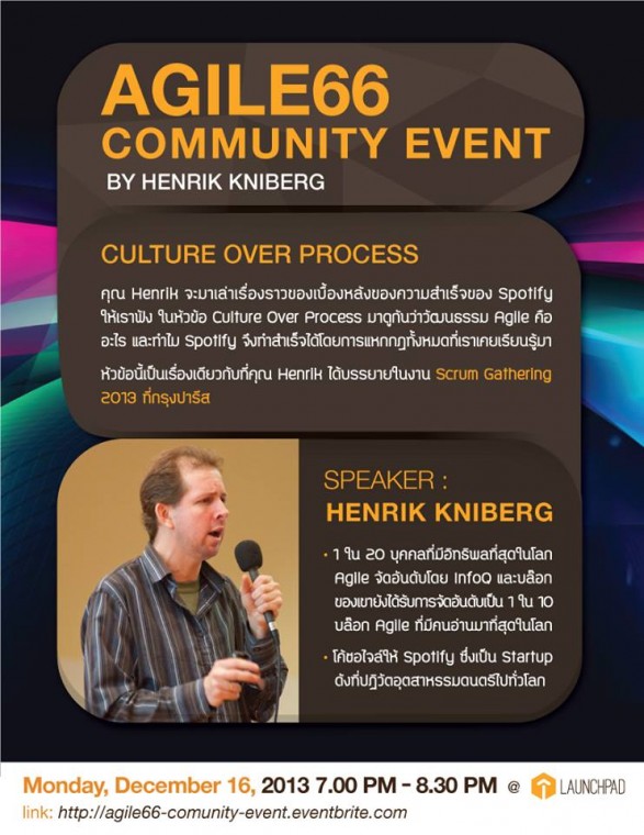 PR News: พบกับ Henrik Kniberg โค้ช Agile ชื่อดังระดับโลกกำลังมาเยือนไทย ...