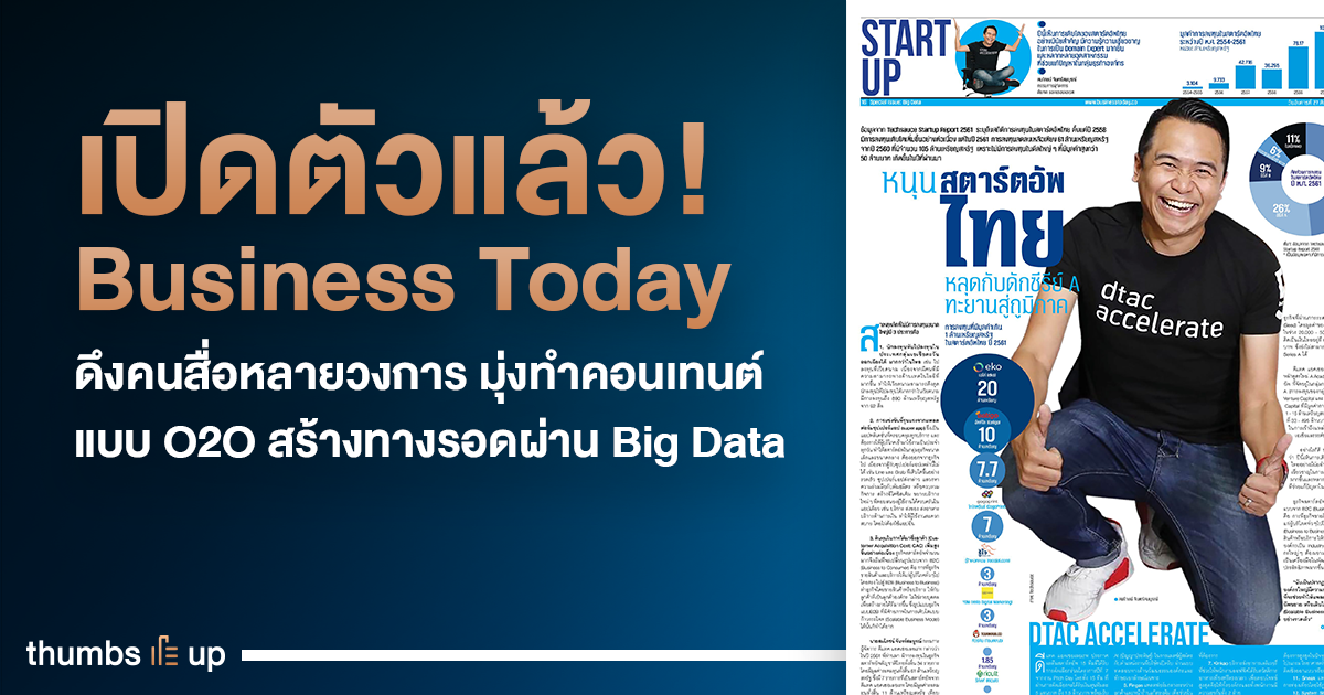 เปิดตัวแล้ว! Business Today ดึงคนสื่อหลายวงการ มุ่งทำคอนเทนต์แบบ O2O ...