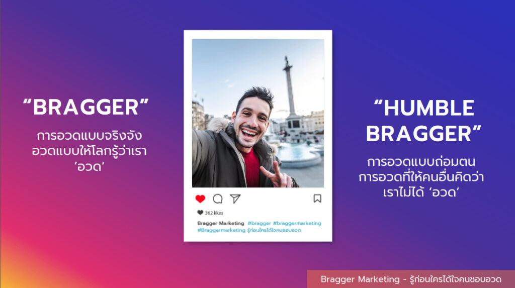 BRAGGER MARKETING : The new trend of bragging • Thumbsup - Thailandtv.news