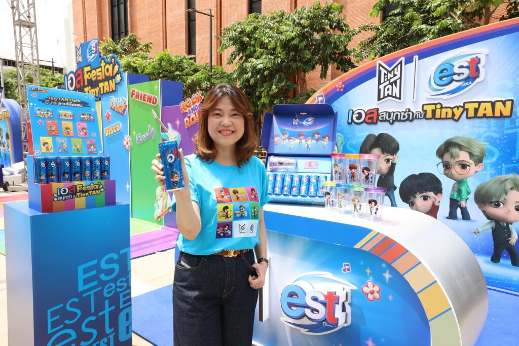 "Est Cola" joins hands with TinyTAN Animation to wrap up a big campaign ...