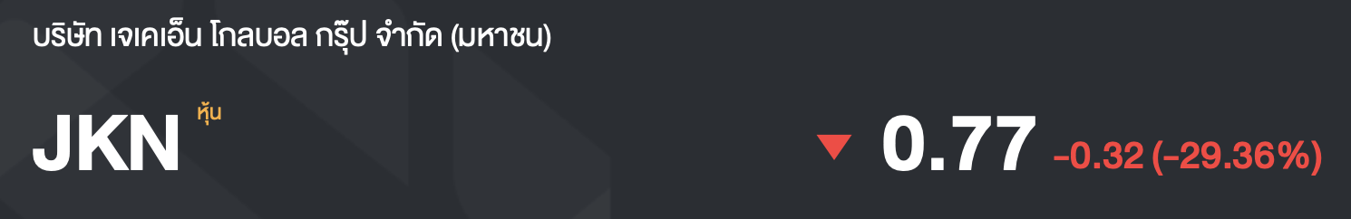 ว้าวุ่นหุ้นกู้ JKN ยื่นล้มละลาย ขอฟื้นฟูกิจการ แก้ปัญหาสภาพคล่องขยายเวลาชำระหนี้ • Thumbsup